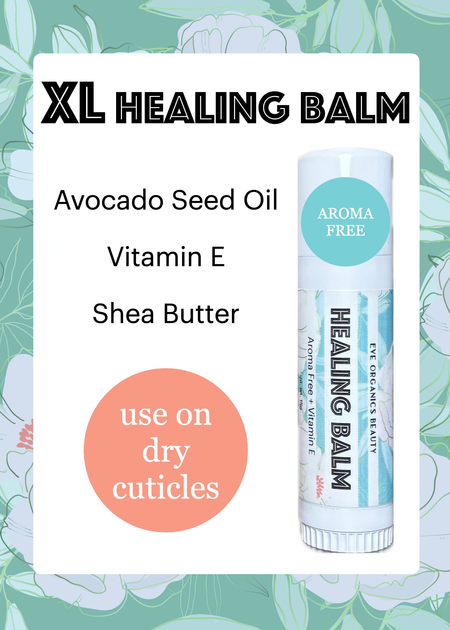 Aroma Free HEALING BALM | Eve Organics Beauty
